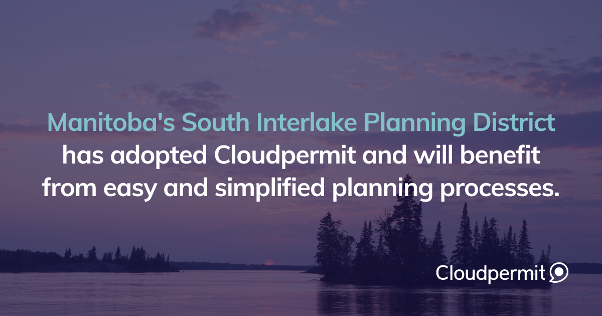 The South Interlake Planning District, Manitoba, Chose Cloudpermit for ...